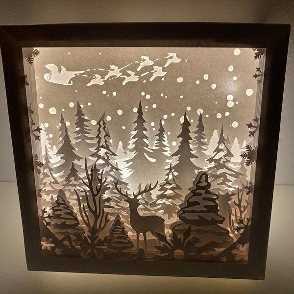 Weihnachts-Leuchtkastendatei - Etsy Schweiz