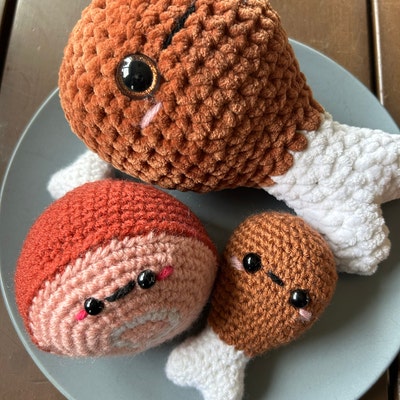 Meat Pals Crochet Pattern PDF - Etsy