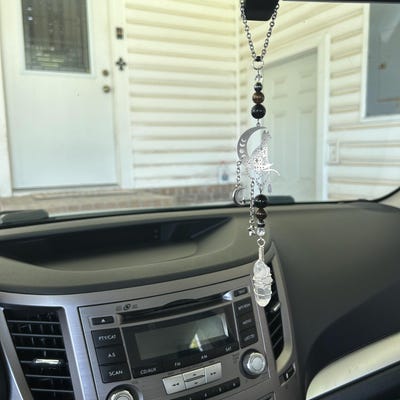 Sea Glass and Seashell Suncatcher for Car - Etsy