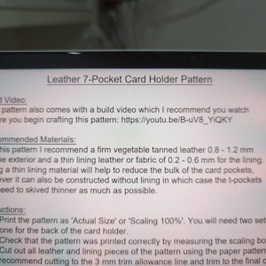 Leather Magsafe Wallet PDF Pattern / DIY Leather Template / Apple ...