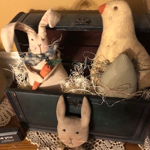 Primitive Robin Primitive Bird Spring Prim Decor Finished Item Not ...