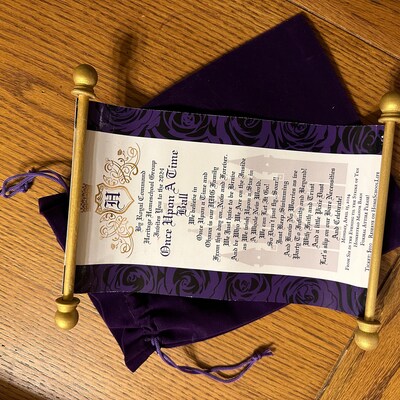 Rose Gold DIY Scroll Invitation Rods - Etsy