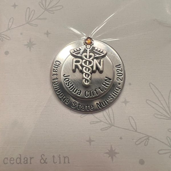 RN Nursing Pin for Nurse Graduation | RN Pin Gift for Nurse Graduate ...