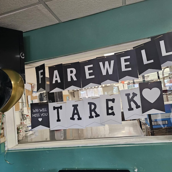 Farewell Banner Printable, We Will Miss You Bunting Flag, Retirement ...