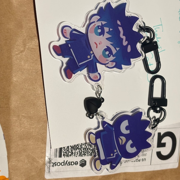 Jujutsu Kaisen + Sanrio Acrylic Charm Magnet Set - Etsy