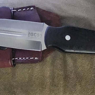 GCS Custom Handmade D2 Steel Hunting Knife G10 Handle With Right Hand ...