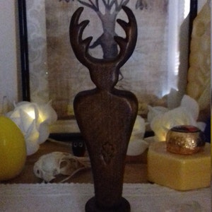 Altar Wooden Fertility Divine Couple Wiccan Pagan Goddess and | Etsy