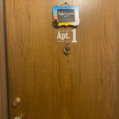 Apartment Number Decal, Room Sticker for Home, House Door Number Vinyl ...