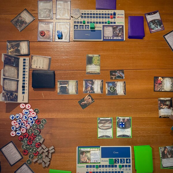 Arkham Horror Health / Horror Tokens – 15 Double-sided Damage & Sanity ...