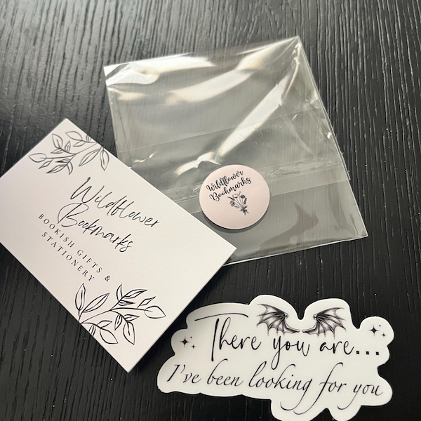 There You Are Vinyl Sticker L Reader Sticker L ACOTAR Inspired Kindle ...