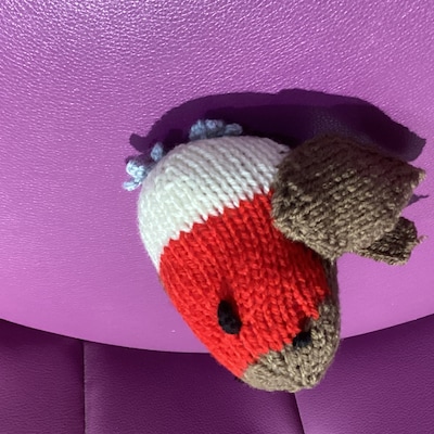 Northern Cardinal Knitting Pattern Red Bird Knitting Pattern for a ...