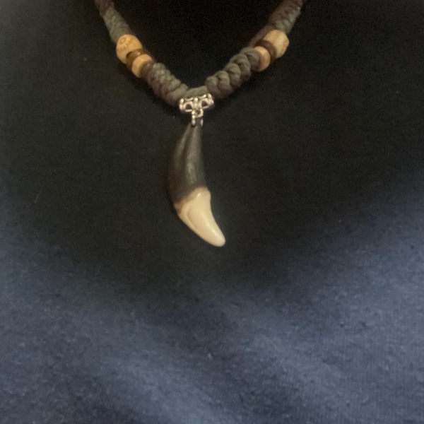 Large Wolf Tooth Necklace Wolf Teeth Necklace Wolf Necklace Wolf Tooth ...