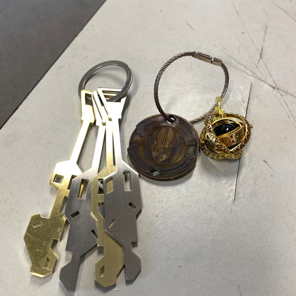 SOLID METAL Jedi Temple Guard Keys Cosplay Star Wars the Clone Wars ...