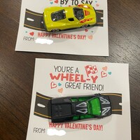 Hot Wheels Valentine Cards Printable | Matchbox Car Valentine Tags ...