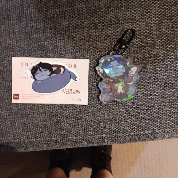 Roblox Pressure Holographic Acrylic Keychains - Sebastian Solace and ...