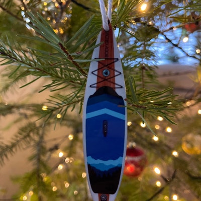 Bespoke Snowboard Christmas Tree Decoration - Etsy