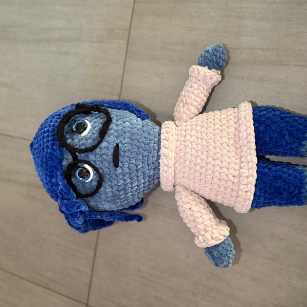 Joy and Sadness Crochet Pattern Inspired by Inside Out - Etsy