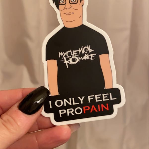 Emo Hank Hill Sticker (default) - Etsy