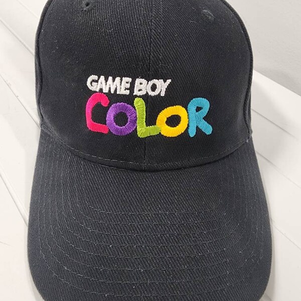 Nintendo Gameboy Advance Embroidered Baseball Cap Gamer Gaming Retro ...