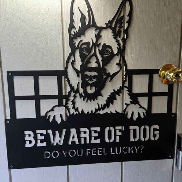 Dogs on Premises Sign Beware of Dog Sign Keep Gate Shut Door Fence Yard ...