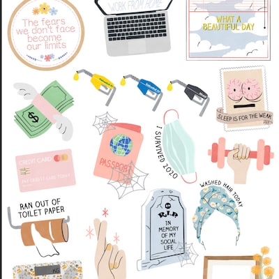 Self Love Clip Art, Self Care SVG, Hand Drawn Cute Clipart, Kawaii ...