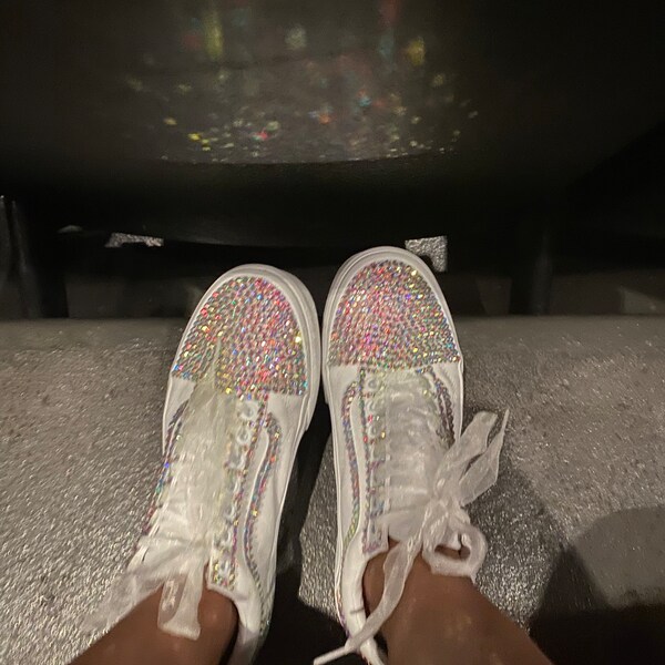 Custom Bling Rhinestone Vans Sneakers Shoes - Etsy