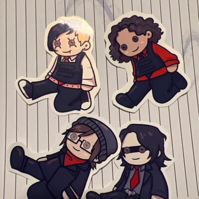 My Chemical Romance MCR Doll Stickers Original Era Sets bullets,revenge ...