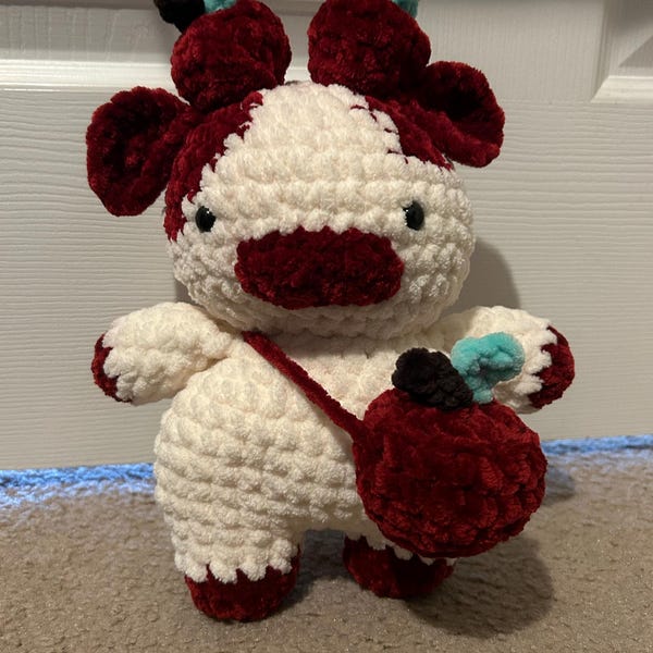 10-in-1 Fruit Cows Crochet Pattern Bundle (amigurumi Highland Cow ...