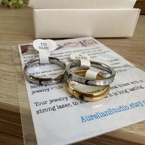 Personalized Bible Verse Ring, Religious Jewelry, Christian Faith ...