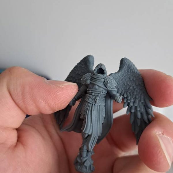 Heron - Tiefling Infernal Warlock Figure 12k + Base Print 3D RPG ...
