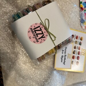 Izzy French Macarons Surprise Me Flavors Assorted Standard - Etsy