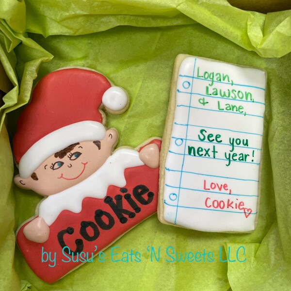 Christmas Elf Plaque 1 Cookie Cutter - Etsy