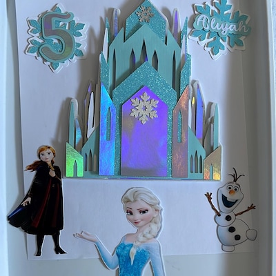 Frozen Castle SVG File for Cake Topper or Party Decorations Arendelle ...