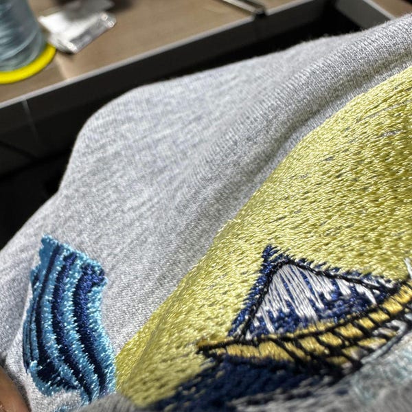 Premium Anime Embroidery Design File, Flawless Stitching, Compatible ...