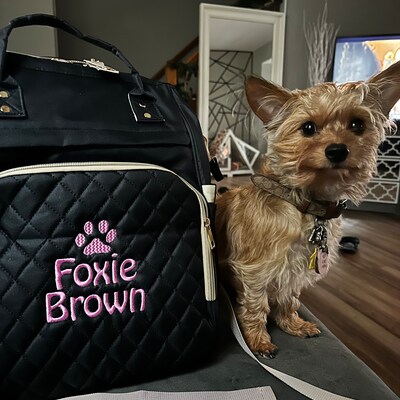 Personalized Pet Tote Backpack Pet Bag Personalized Dog Bag ...