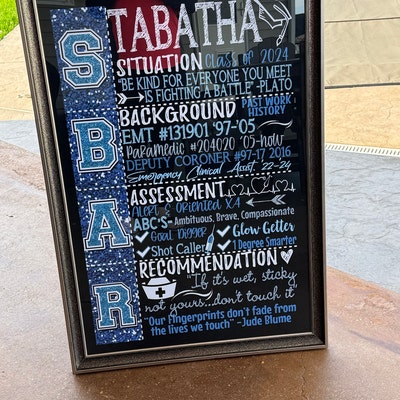 SBAR Sign for Nursing Student Gifts and Graduation Decor, Nurse ...