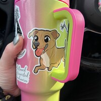 American Cocker Spaniel Sticker || Chibi Puppy Dog, Vinyl, Hand Drawn ...