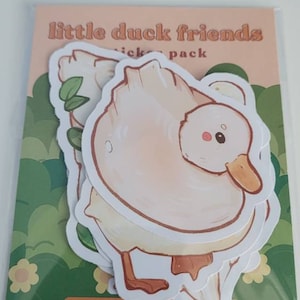 Duck Friends Sticker Pack Duck Sticker Matte Stickers Laptop Sticker ...