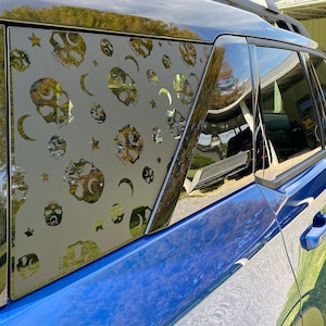 Quarter Window, FIT Only Sequoia 18-23 , Window Decal Overlay, Rear ...