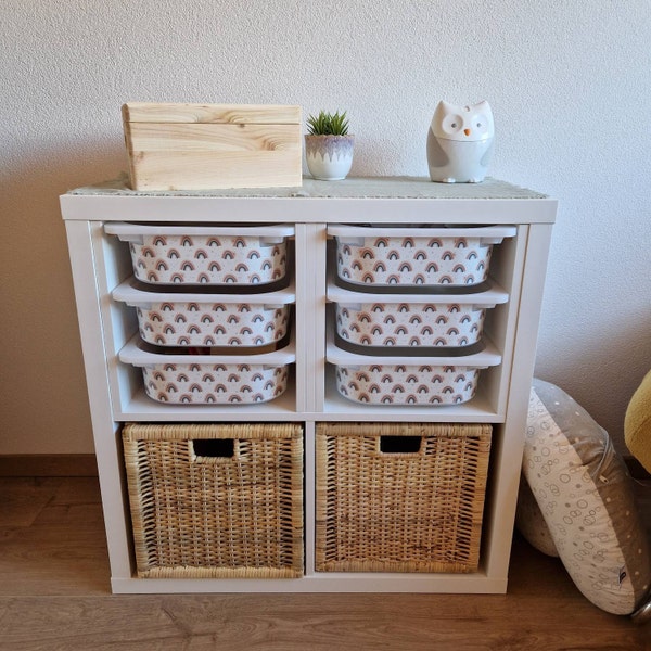 Kallax Insert for 3 Boxes / Compatible With IKEA Trofast / Storage for ...