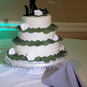 Samoyed Wedding Cake Topper - Etsy