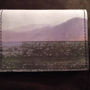 Desert Cactus Leather Wallet Mini Wallet Minimalist Wallet - Etsy