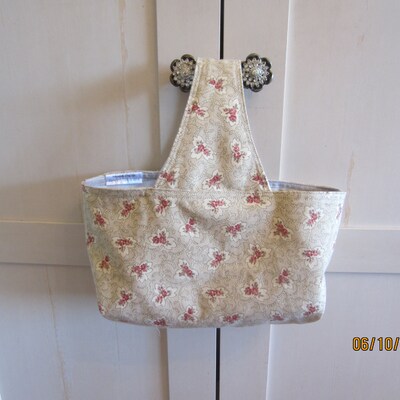 Basket Bags PDF Sewing Pattern digital Delivery: Make Fabric Storage ...