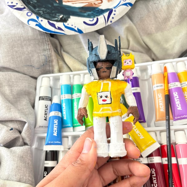 3D Printed + Painted ROBLOX Pressure Model **SEBASTIAN SOLACE** - Etsy