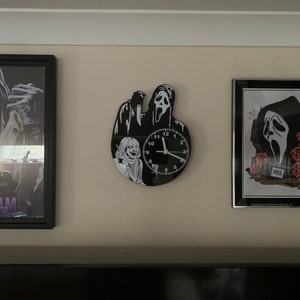 Scream Inspired Ghostface Clock - Etsy UK