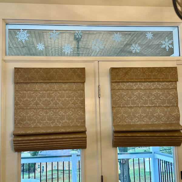 Icicles and Snowflakes Window Cling Christmas Decoration 31 Inches - Etsy