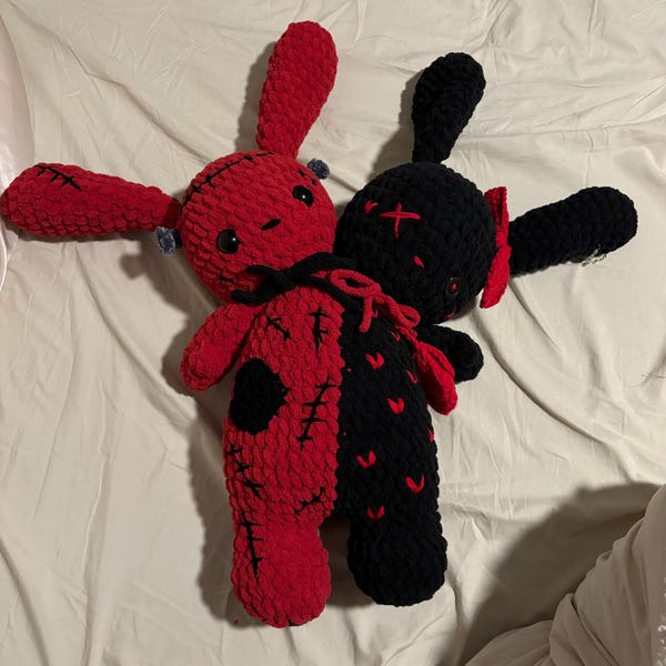 Two Headed Plushie, Two Headed Crochet Bear, Crochet Zombie Bear ...