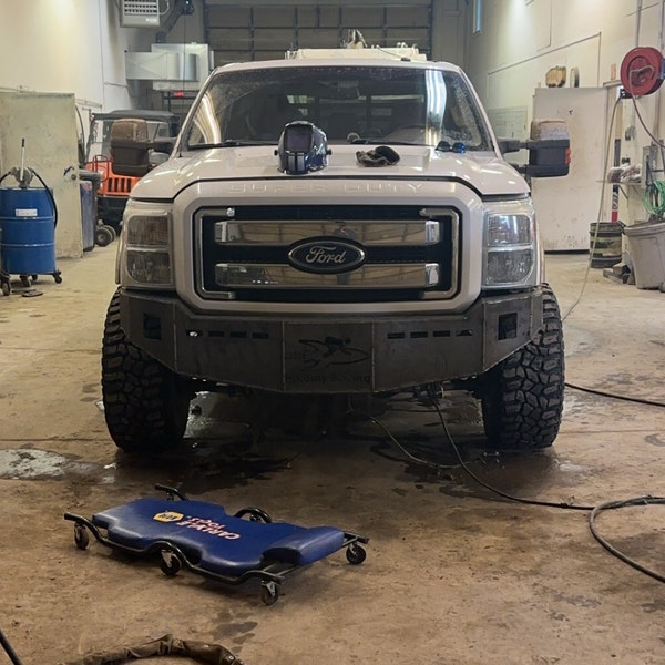 99-07 Ford F250 F350 Front Winch Bumper Build Plans (DXF, CNC Cut Files ...