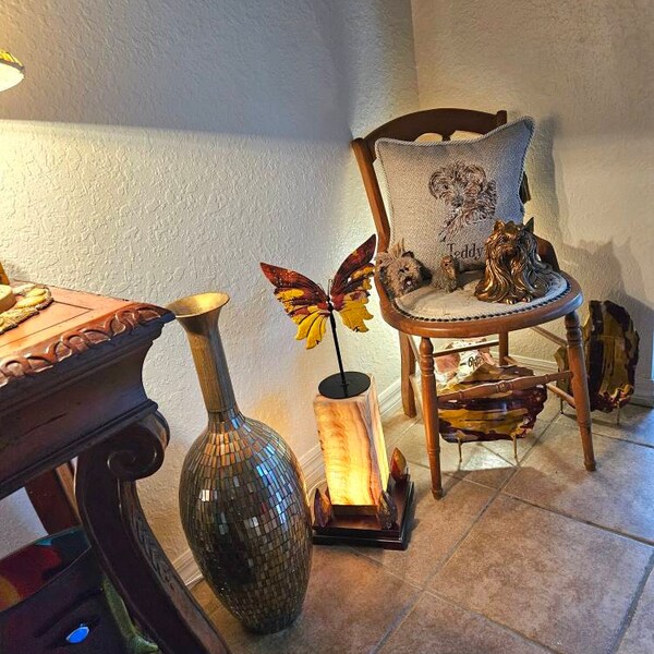 Natural Black Jade Raven on Tombstone Carving Halloween Decoration ...