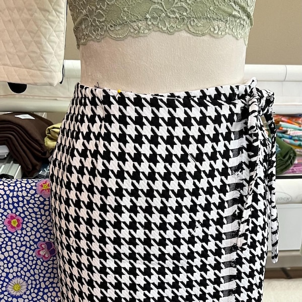 Womens Wrap Skirt Sewing Pattern|7sizes 4-16 |mini Skirt Pattern|pdf ...